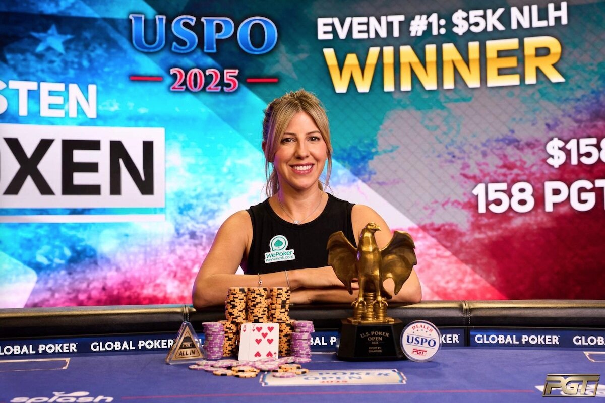 Kristen Foxen Wins Opening Event of U.S. Poker Open